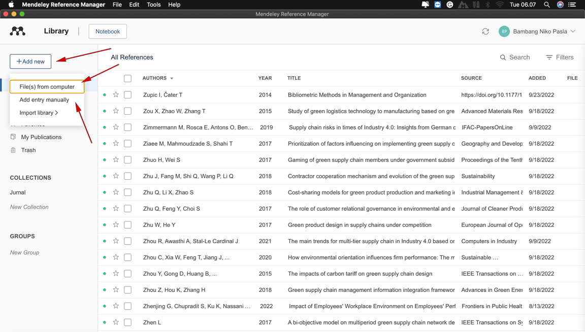 Cara Menggunakan Mendeley Reference Manager - BAMS