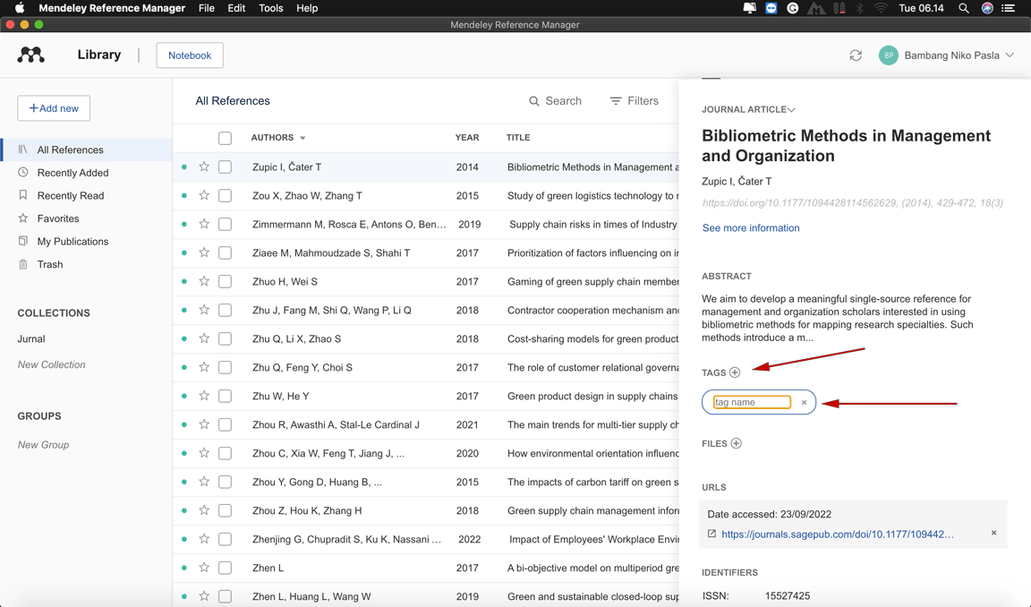 Cara Menggunakan Mendeley Reference Manager - BAMS